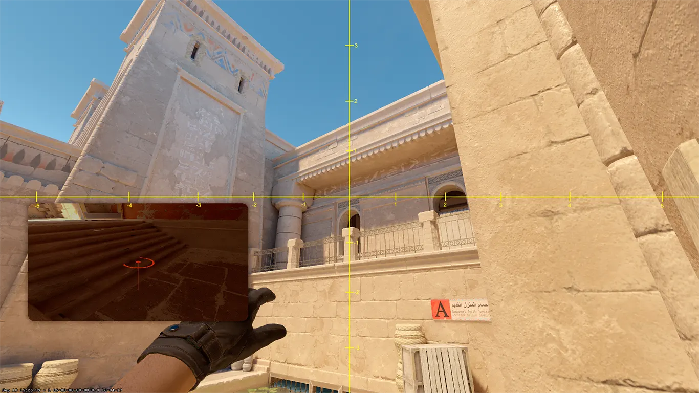 Раскидка гранат на карте Anubis в CS2 - Game-Rezone