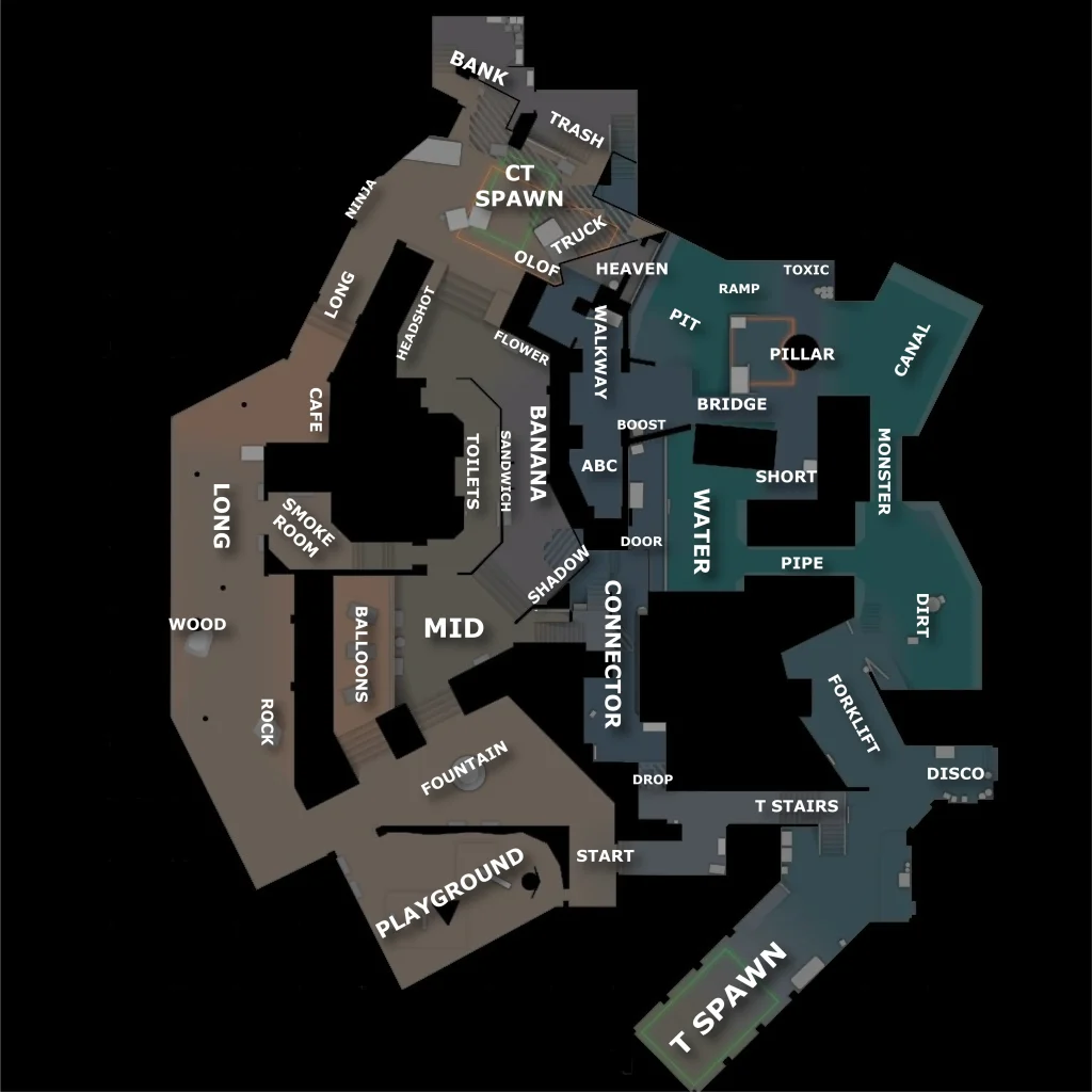 Overpass Map Callouts in CS2 — Full Guide to All Positions