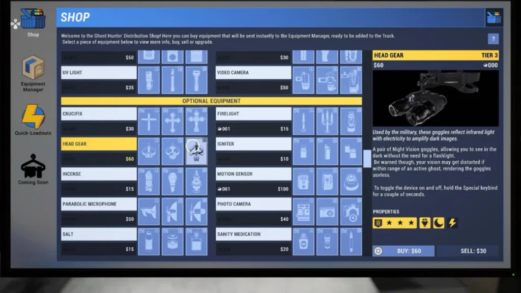 Phasmophobia: How to Use Head Gear (All Tiers Explained) - Game-Rezone