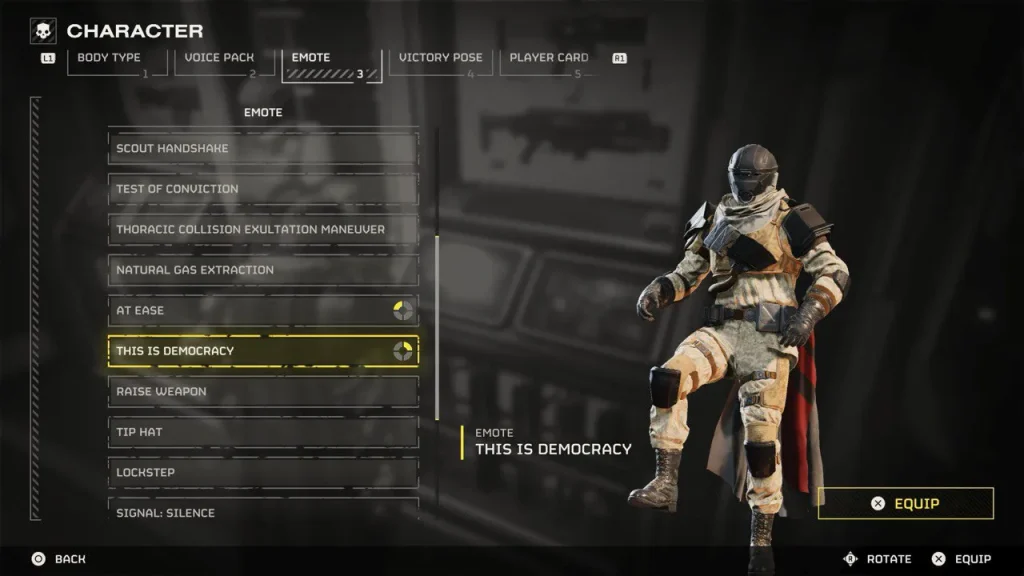 Helldivers 2: All Emotes and How to Unlock Them - Game-Rezone