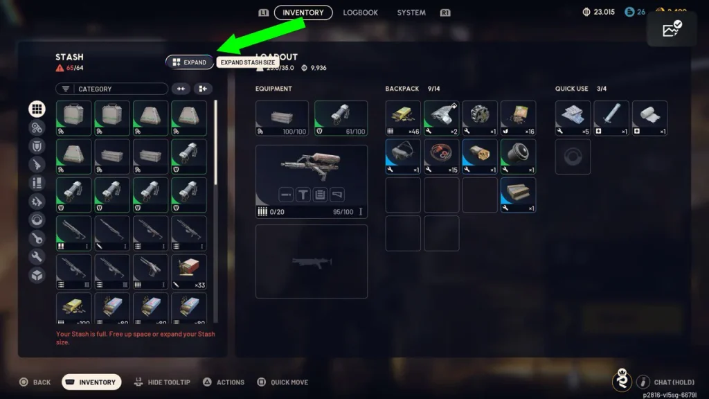 ARC Raiders: How to Expand Your Stash Space