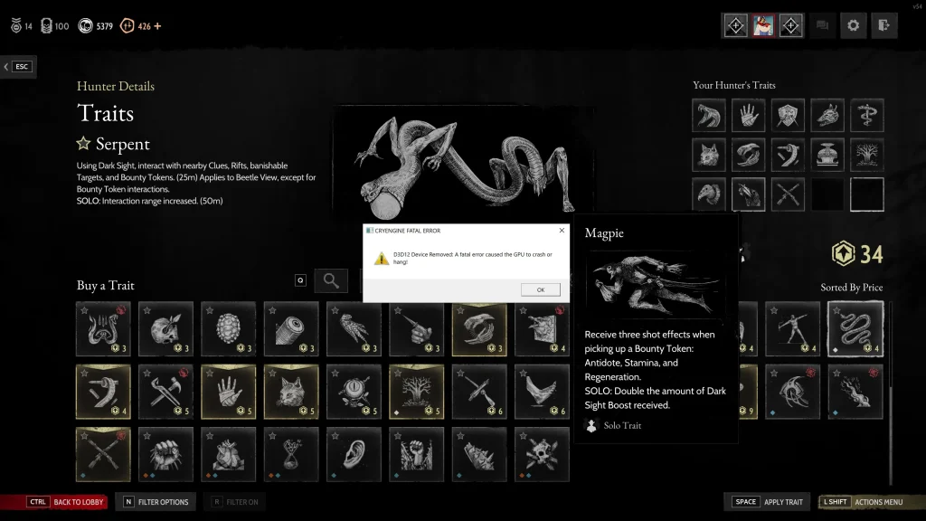 How to Fix D3D12 Device Removed Error in Hunt: Showdown