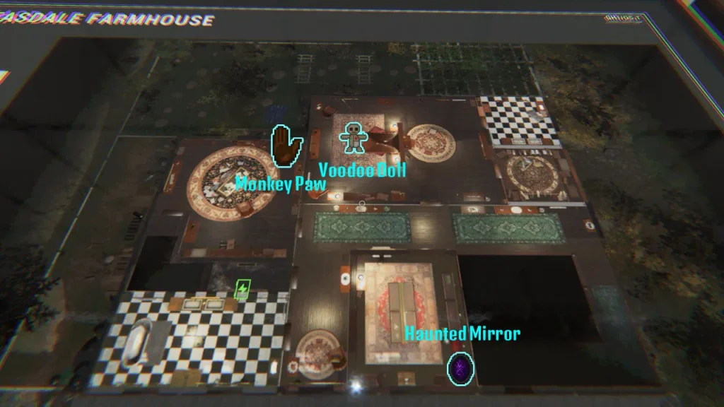 Phasmophobia – All Cursed Objects on Bleasdale Farmhouse