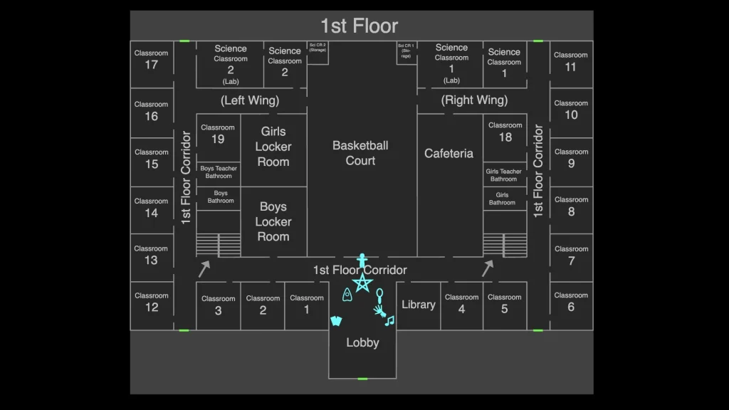 Phasmophobia – All Cursed Objects on Prison Map