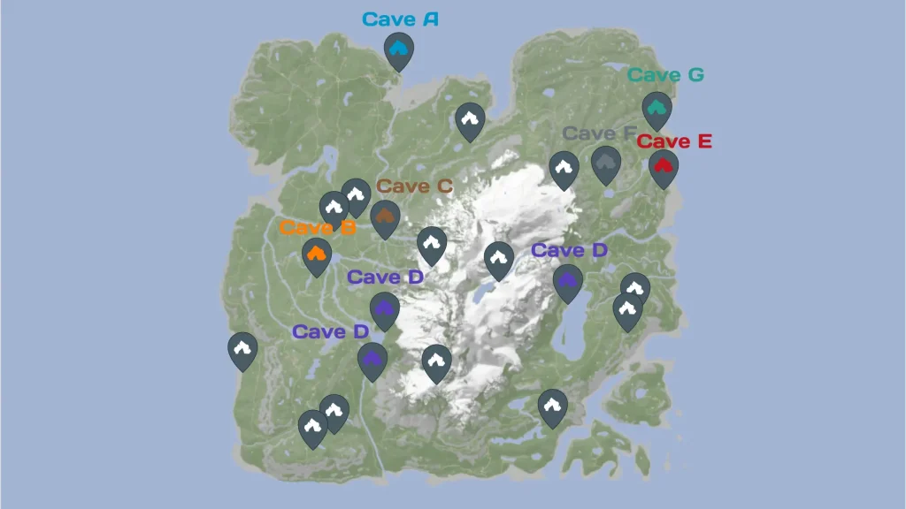 Sons of the Forest: Complete Cave Locations and Loot Guide